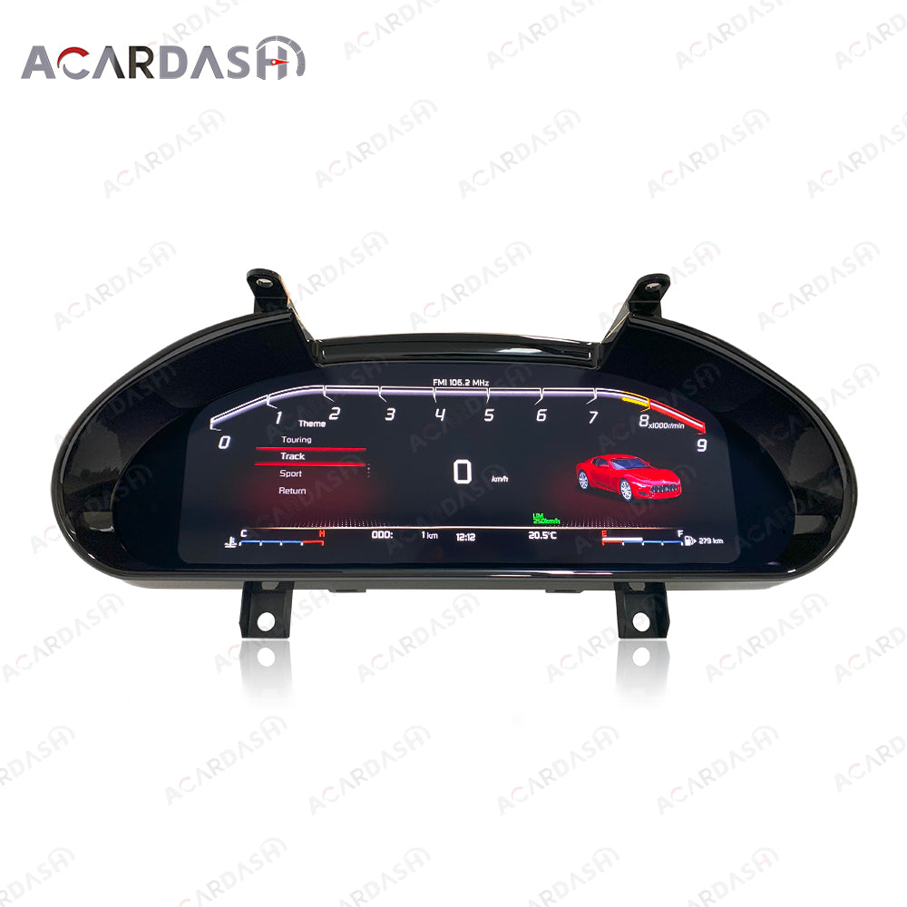 AcarDash Gen3 LCD Digital Instrument Gauge Cluster For Maserati Quattr – acardashms