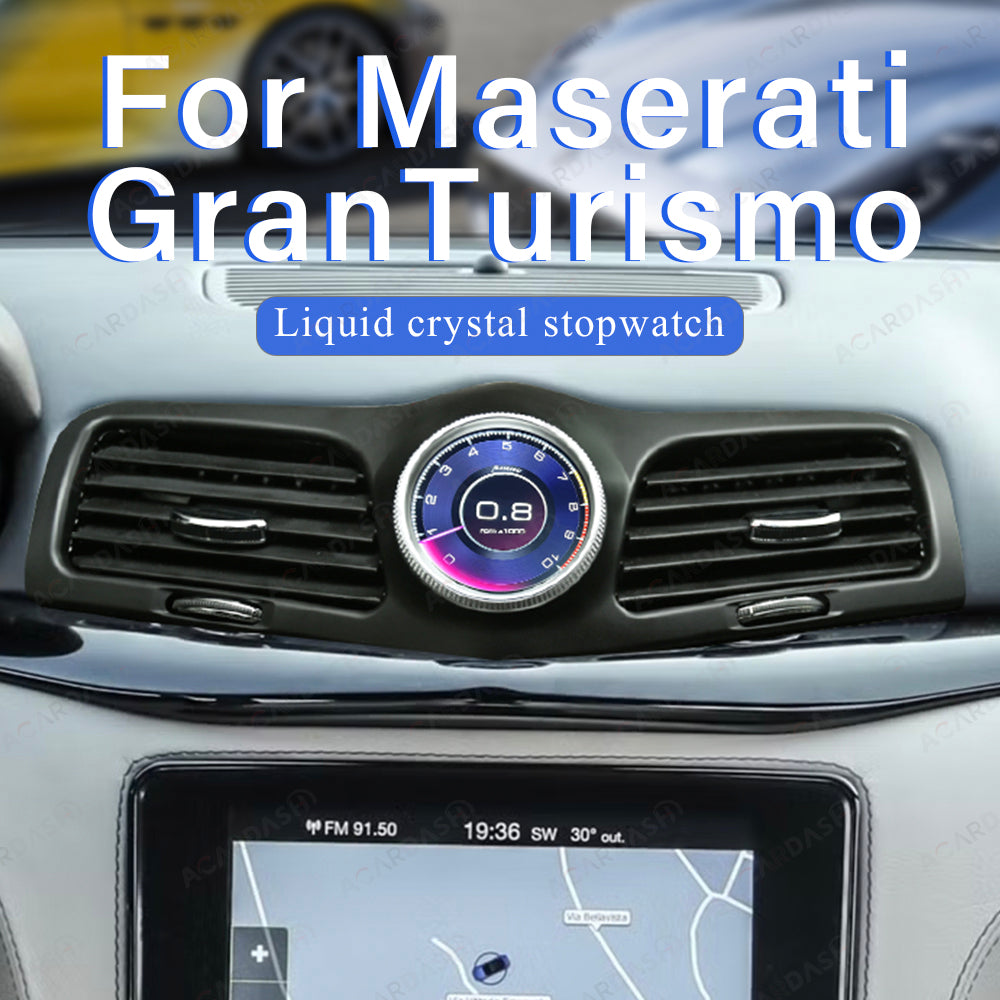 ACARDASH Modern MC20 Digital Clock for Maserati GranTurismo & GranCabr ...