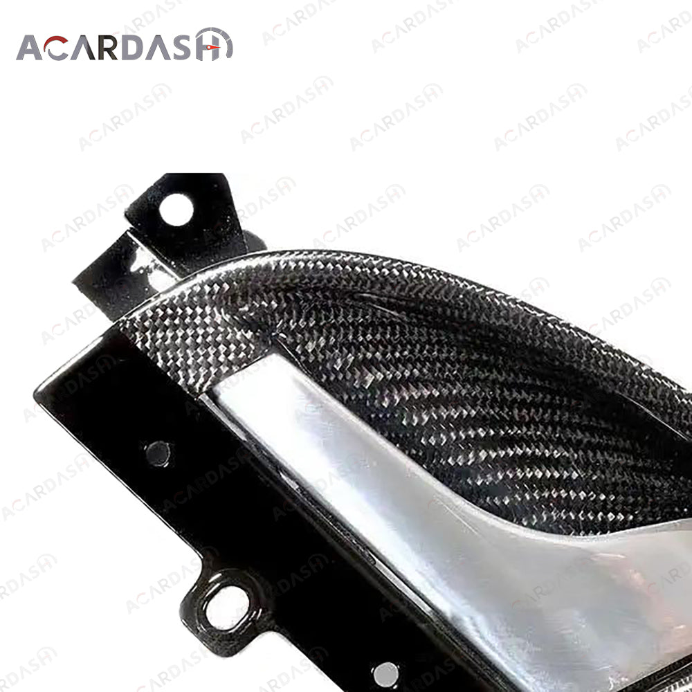 ACARDASH Carbon Fiber Inside Door Pull Covers (Pair) For Maserati Gran ...